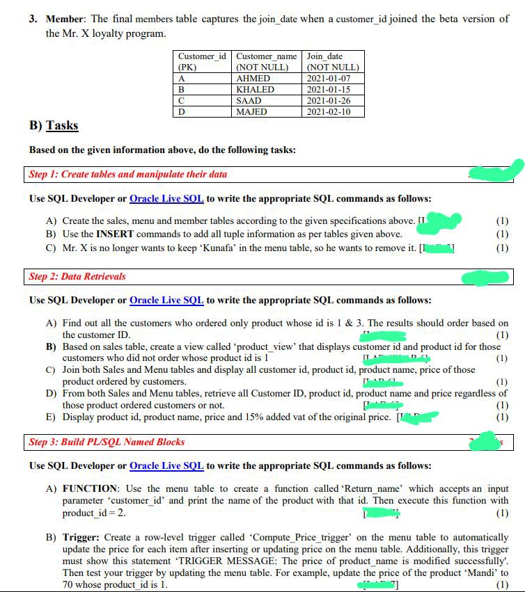 Solved A) Case Study: Mr. X seriously loves Arabic food so | Chegg.com