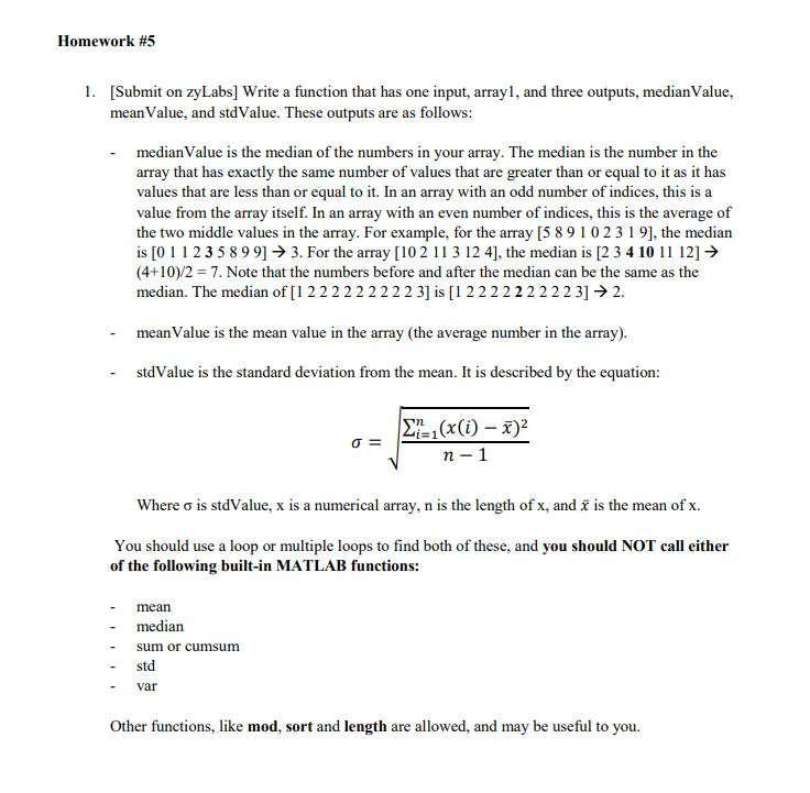 Solved Recitation/zyLabs Assignment 4.2: Statistics Please | Chegg.com