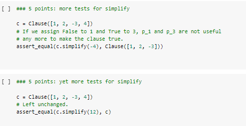 Clauses and SATs for Python 3 We first define an | Chegg.com
