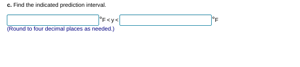 Solved C. Find the indicated prediction interval. JPF | Chegg.com