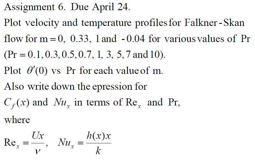 Solved Assignment 6. ﻿Due April 24.Plot velocity and | Chegg.com