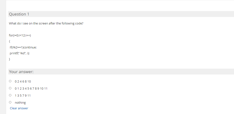 Solved Question 1 What do I see on the screen after the | Chegg.com