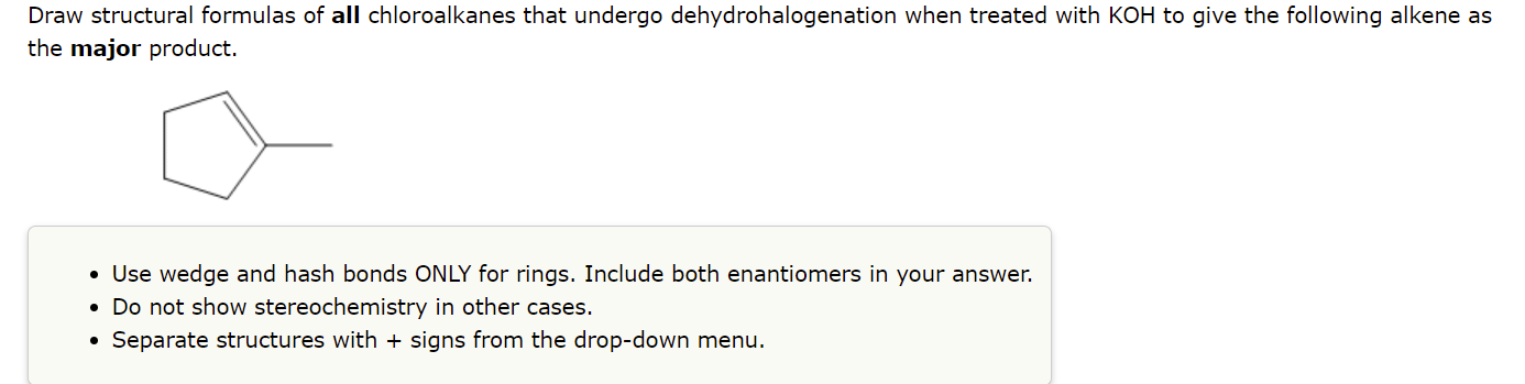 Solved Draw structural formulas of all chloroalkanes that | Chegg.com