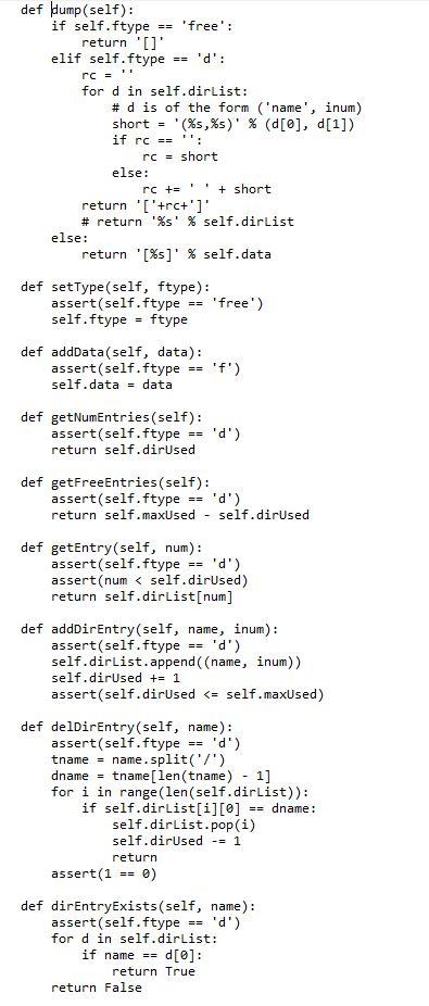 Exercise 2: Simple File System This exercise is | Chegg.com