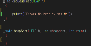 Solved code by C Language) example of 'heap header | Chegg.com