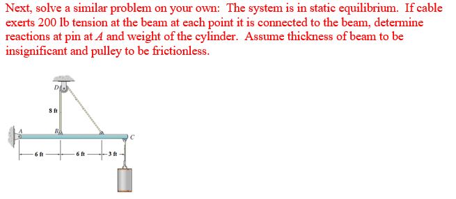 Solved Next, solve a similar problem on your own: The system | Chegg.com