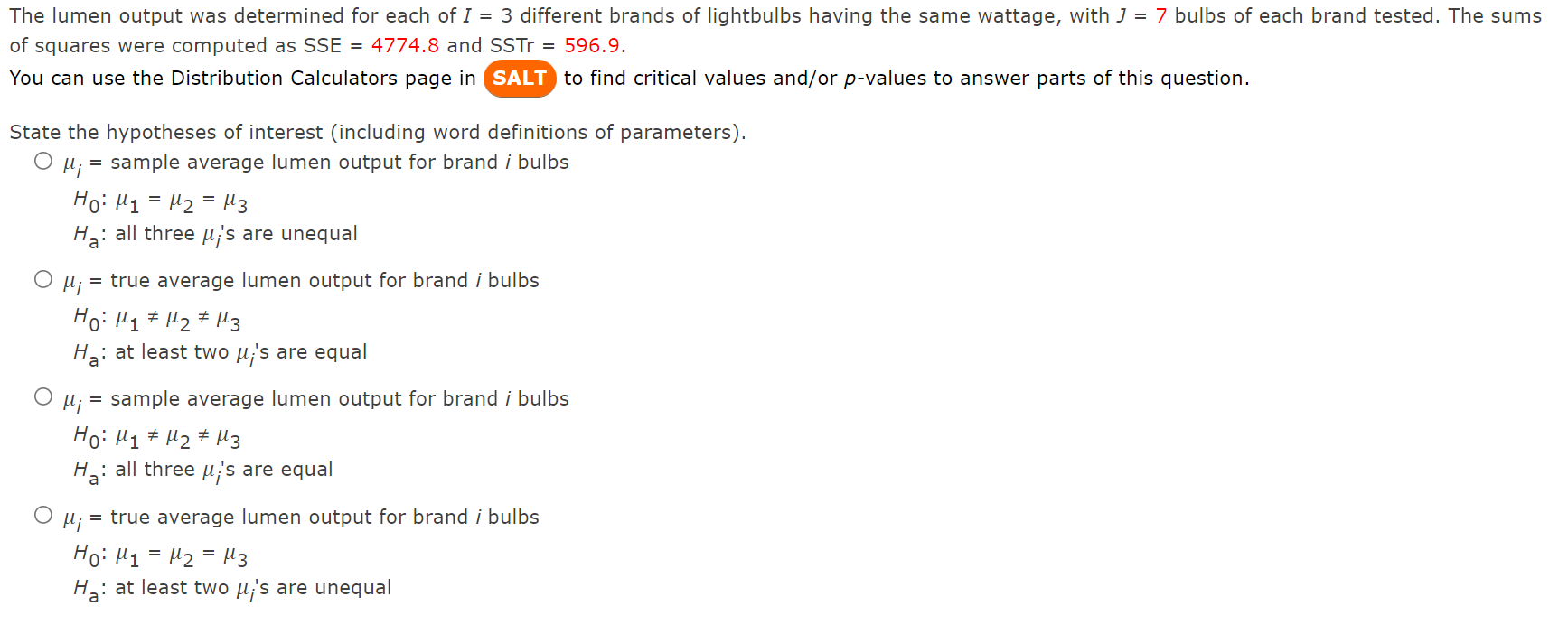 Solved In an experiment to compare the tensile strengths of | Chegg.com