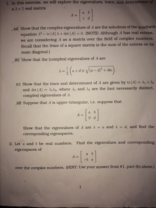 Solved Linear algebra question Solve number 2 | Chegg.com