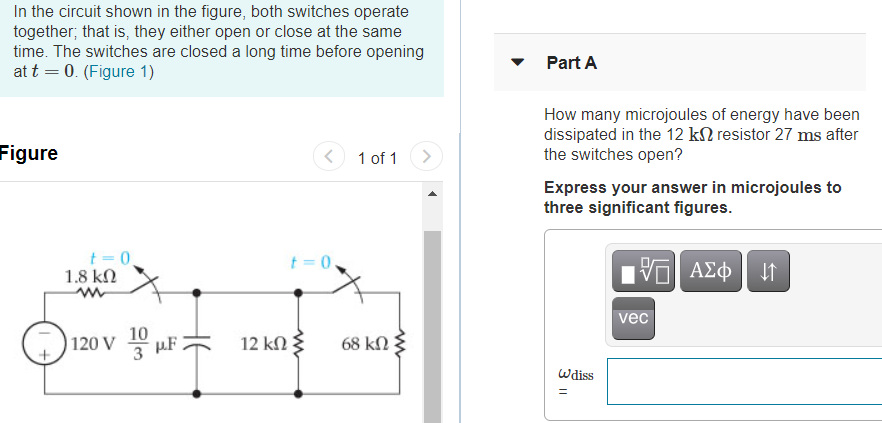 Solved In the circuit shown in the figure, both switches | Chegg.com