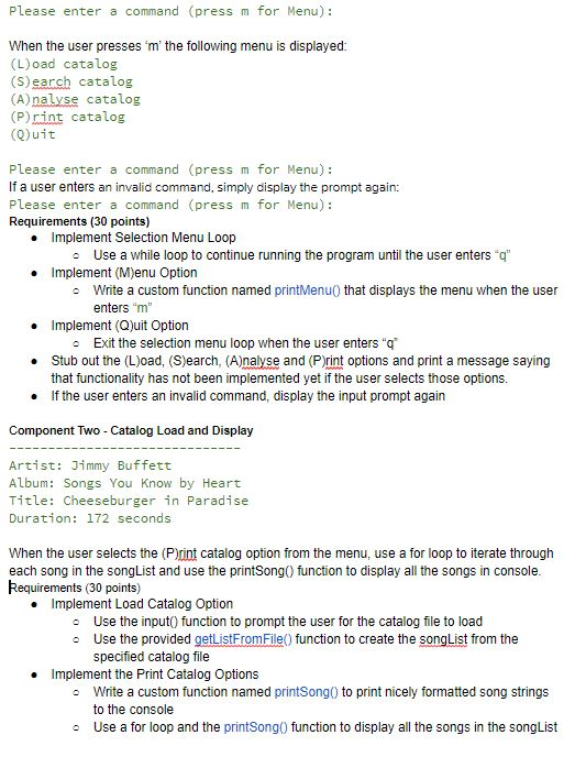 Solved Python Project Help. Here's the project I've been | Chegg.com