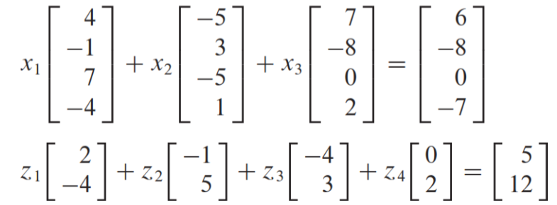 Solved Use the definition of Ax to write the following | Chegg.com
