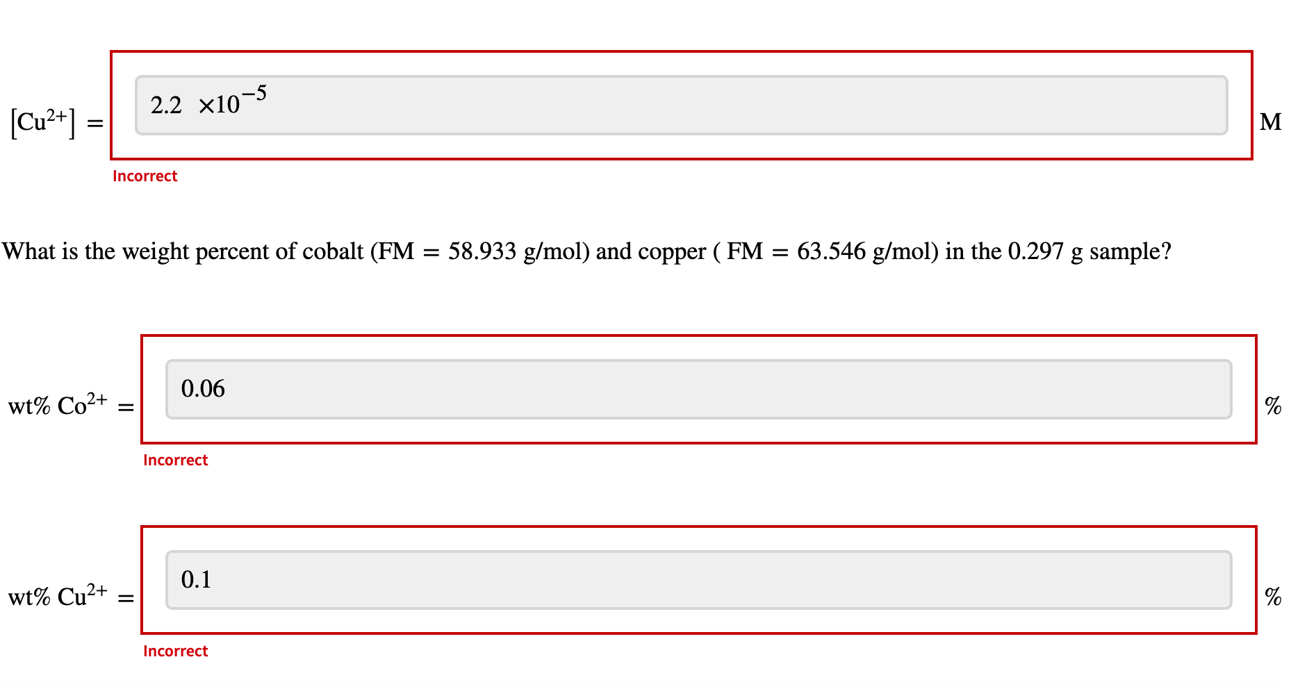 Solved Ligand X forms a complex with both cobalt and copper, | Chegg.com