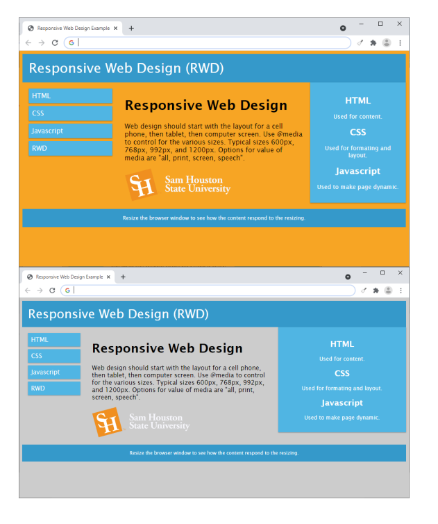 Solved Modify the file rwd_1.html by doing the following: | Chegg.com