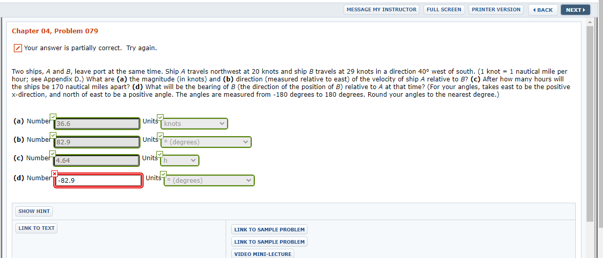 Solved MESSAGE MY INSTRUCTOR FULL SCREEN PRINTER VERSION A | Chegg.com