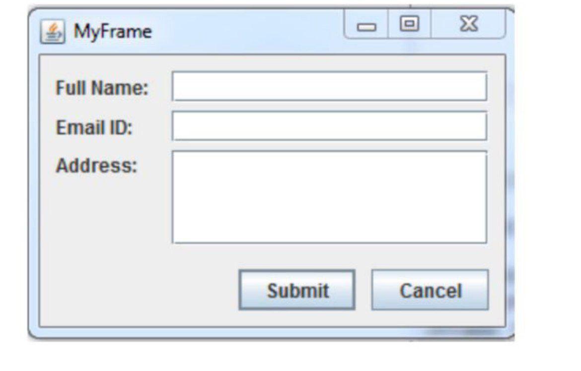 Solved please do this form by java and write the source code | Chegg.com