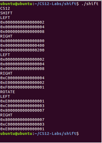 Introduction to Assembly language commands Shift | Chegg.com