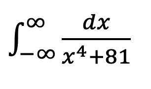 Solved хр Son x*+81 00 x4 +81 | Chegg.com