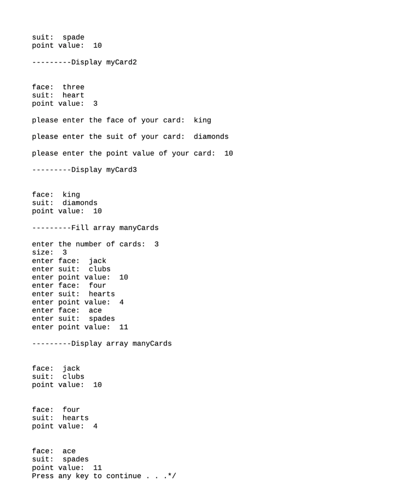Solved Intro to Programming in C-program 9 (smaller program) | Chegg.com