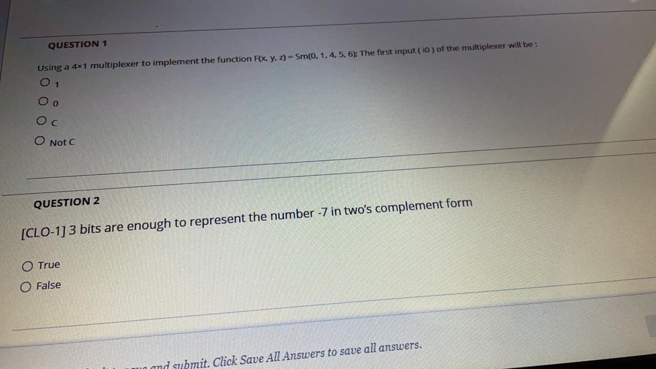 Solved QUESTION 1 Using a 4x1 multiplexer to implement the | Chegg.com