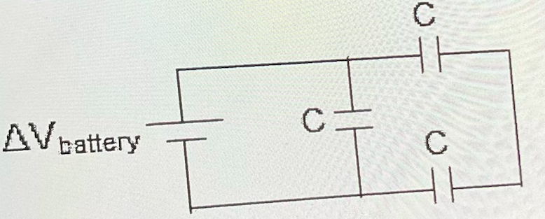 Solved Each of the three capacitors in the circuit below has | Chegg.com