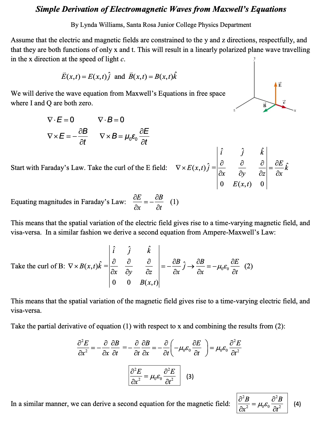 Solved For this assignment, you will derive the speed of | Chegg.com