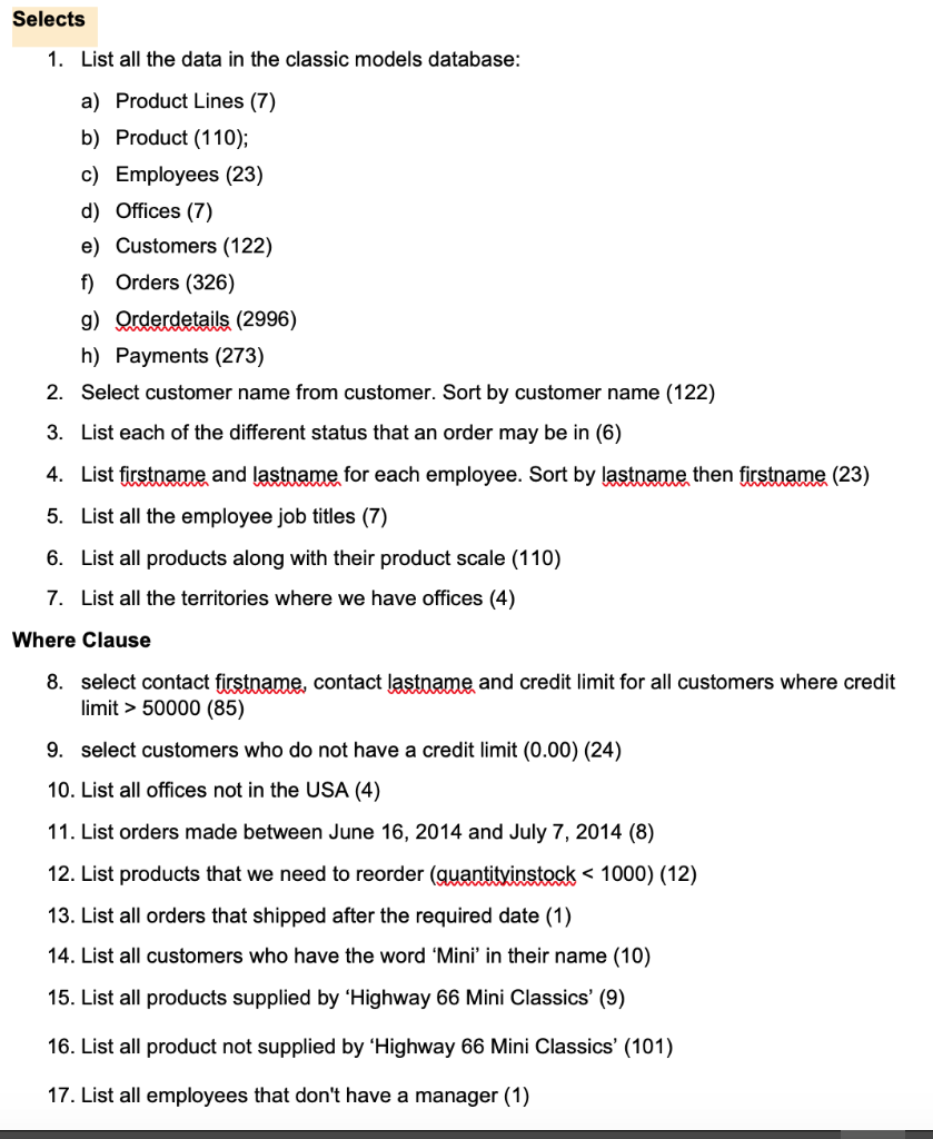 Solved producine text Description productlines | Chegg.com