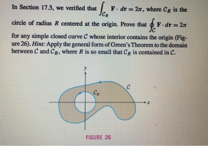 Solved 26. Let F be the vortex vector field F(x, y) =(a-ア,研) | Chegg.com