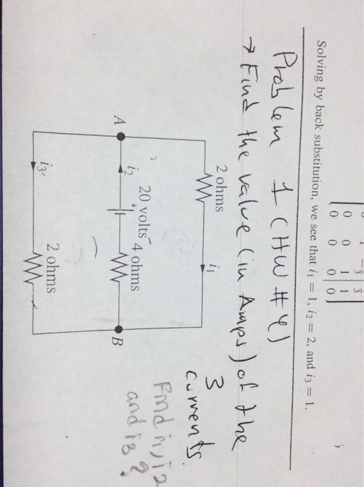 Solved 0 0 1 1 0 0 0 0 Solving By Back Substitution We See 