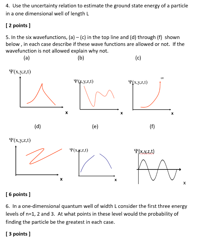 Solved 4. Use the uncertainty relation to estimate the | Chegg.com