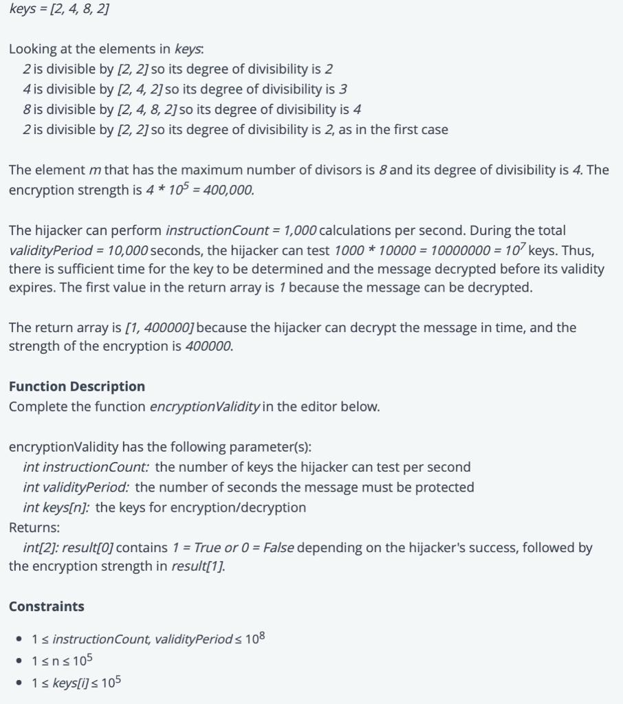 Solved Encryption is the process of converting information | Chegg.com