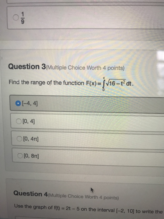 Solved Question 3(Multiple Choice Worth 4 points) Find the | Chegg.com