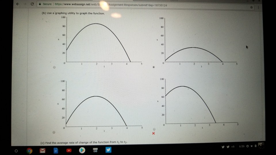 Solved An object is thrown upward from a height of 6 feet at | Chegg.com