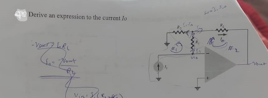 Solved Q4) Derive an expression to the current Io67it) | Chegg.com Solved Q4) Derive an expression to the current Io67it) | Chegg.com