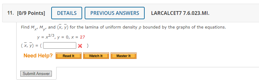 Solved Find the centroid of the common region used in | Chegg.com