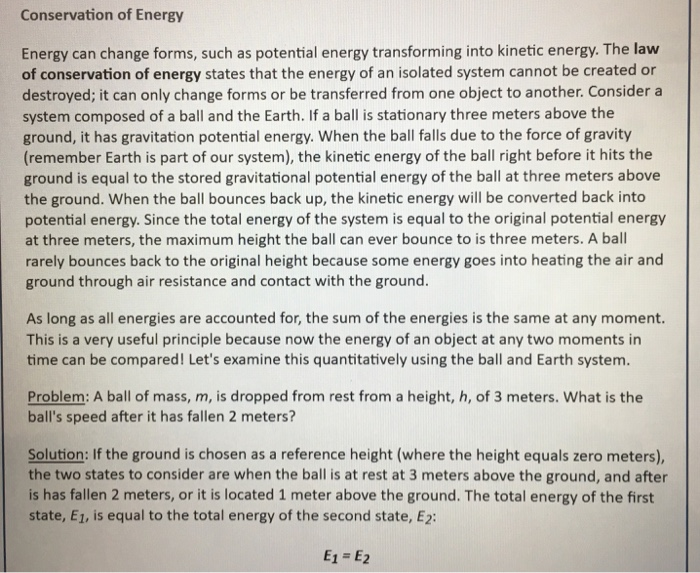 Solved 2. Consider the ball example in the introduction when | Chegg.com
