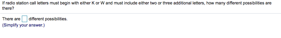 Solved If radio station call letters must begin with either | Chegg.com