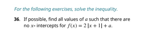 Solved For the following exercises, solve the inequality. | Chegg.com