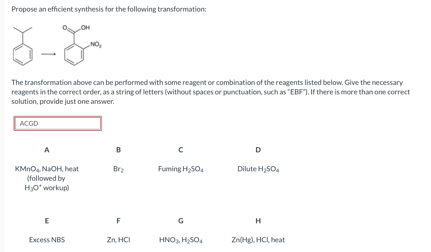 [Solved]: The target molecule above can be prepared by tre