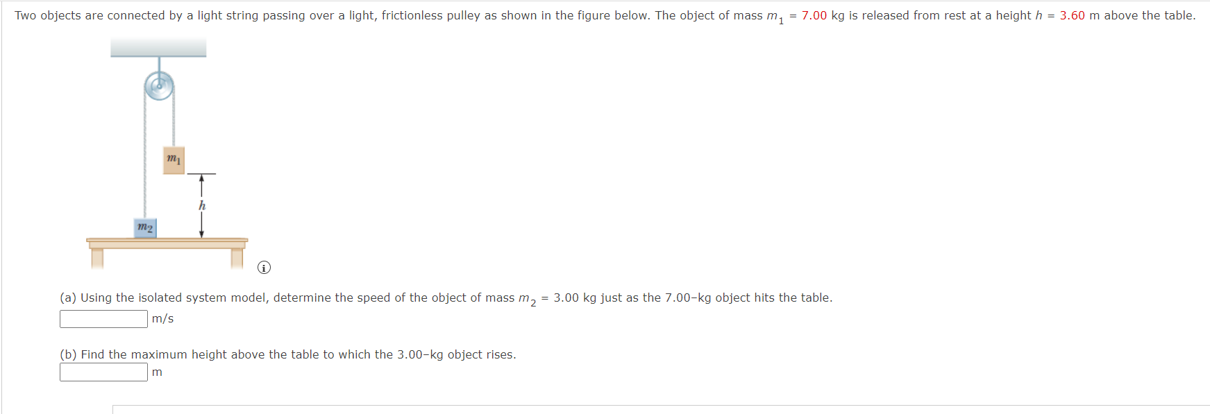 [solved] Two Objects Are Connected By A Light String Pass