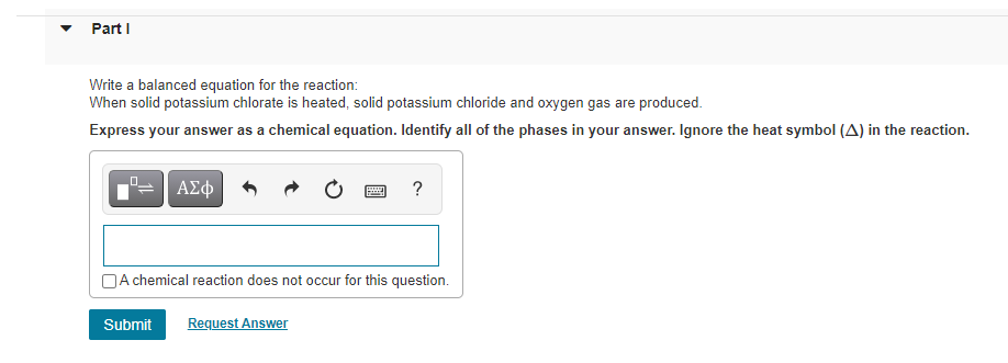 Solved Part A Write the correct formulas for the reactants | Chegg.com