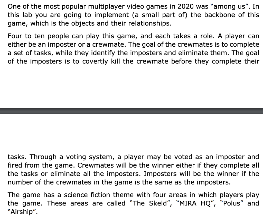 Solved One of the most popular multiplayer video games in | Chegg.com