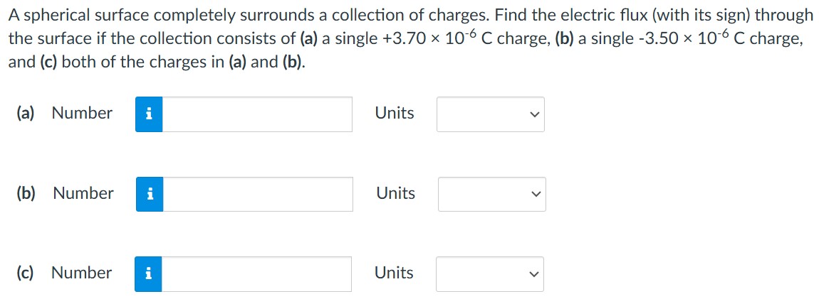 Solved A surface completely surrounds a collection of | Chegg.com