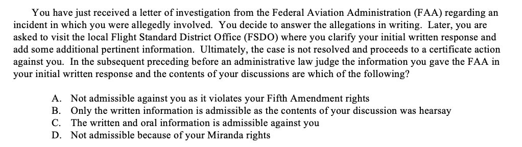 Solved Y ou have just received a letter of investigation | Chegg.com