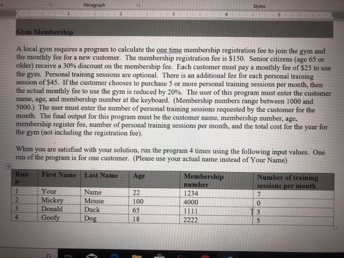 Solved Use Java For This Program Using Selection Statements 6117