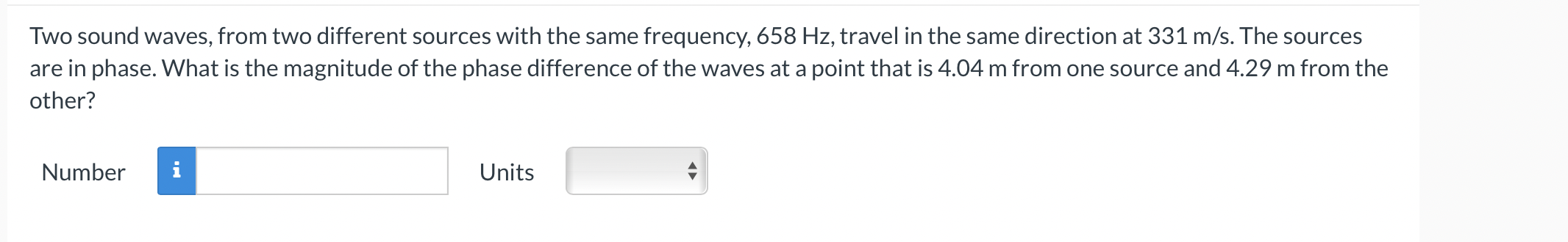 Solved Two sound waves, from two different sources with the | Chegg.com
