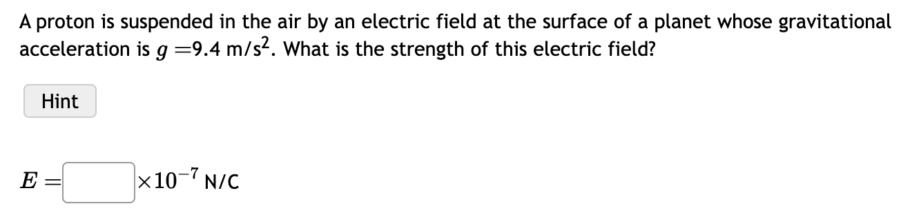 Solved A particle of charge 4.0×10−8C experiences an upward | Chegg.com