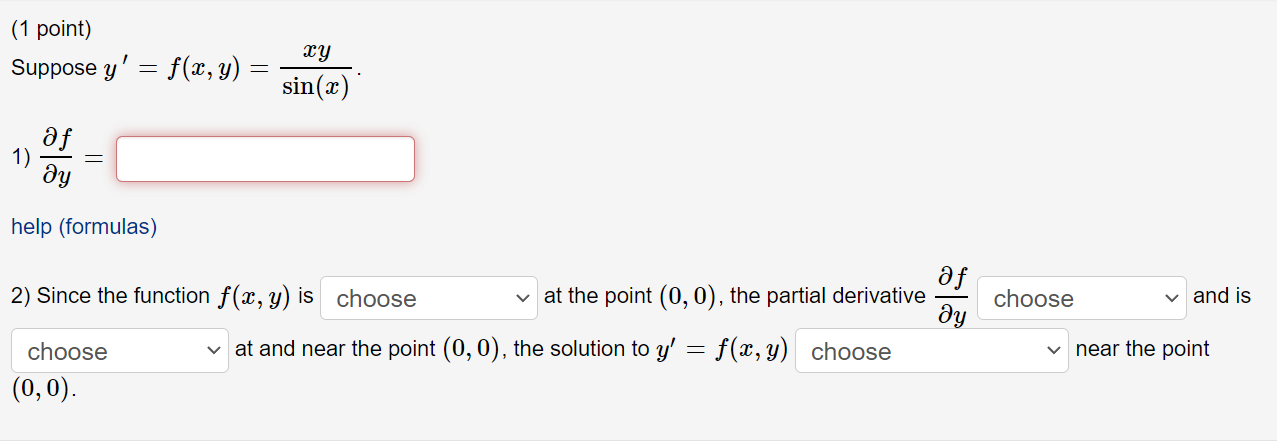 Solved (1 point)\\nSuppose | Chegg.com