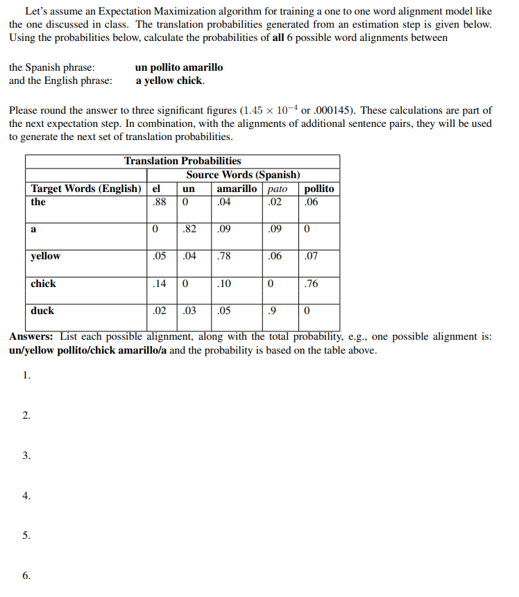 Solved Let's assume an Expectation Maximization algorithm | Chegg.com