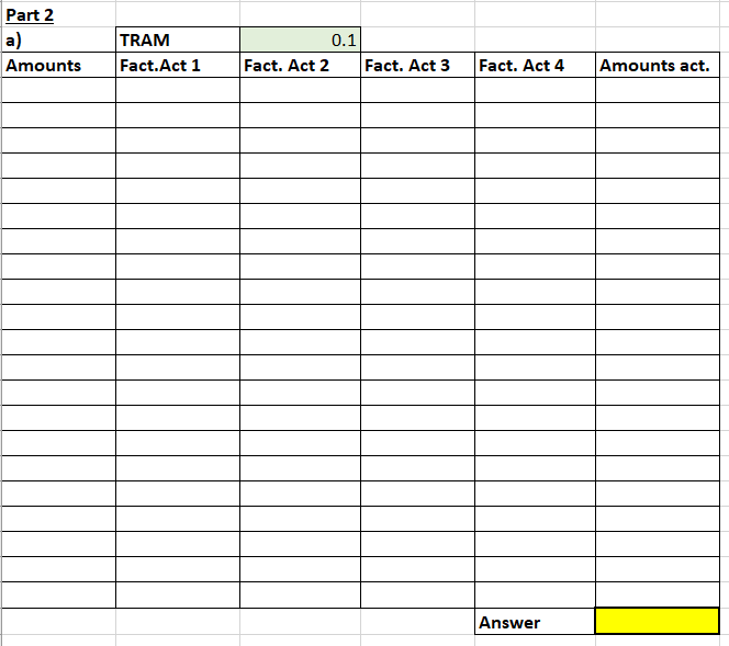 Please do it According to the Excel Table format. | Chegg.com