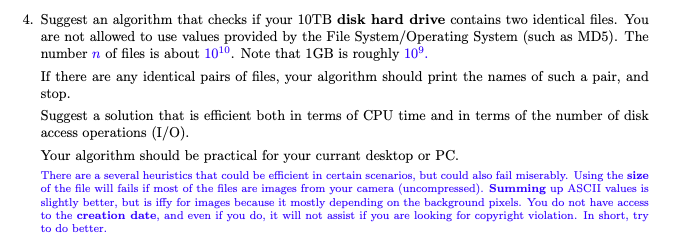 5. Repeat the previous question, but now use MD5. MD5 | Chegg.com